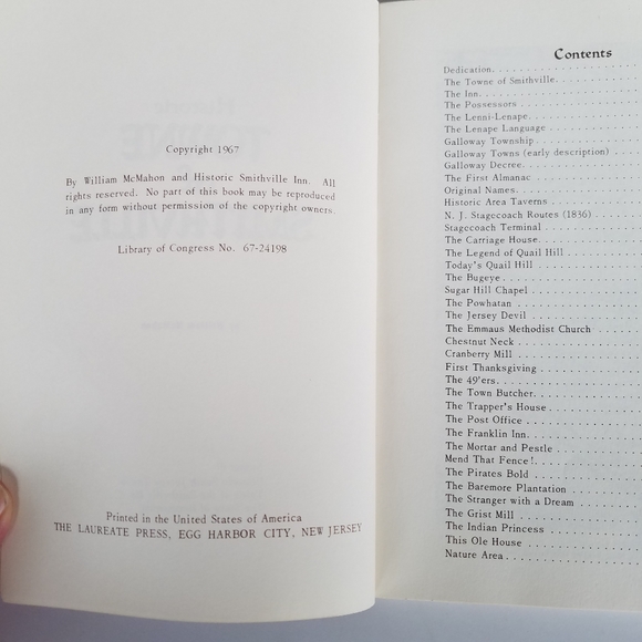 Vintage | Media | 967 Historic Towne Of Smithville New Jersey William ...